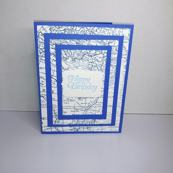 Hand Crafted | Party Supplies | Birthday Card World Map Handmade | Poshmark